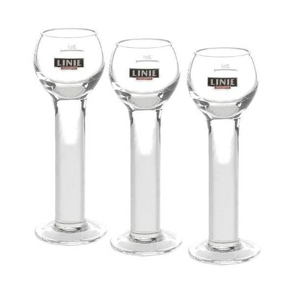 Linie Aquavit snapsglas, 6 stk.